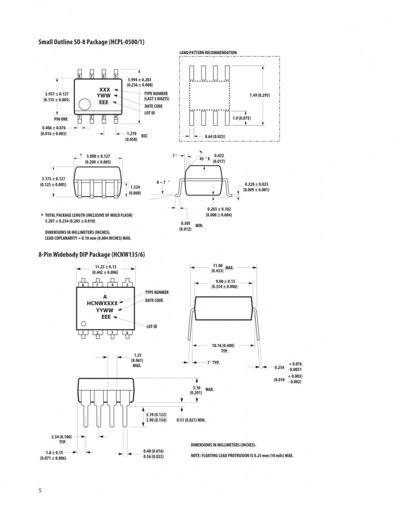 HCNW136-500E datasheet page 5