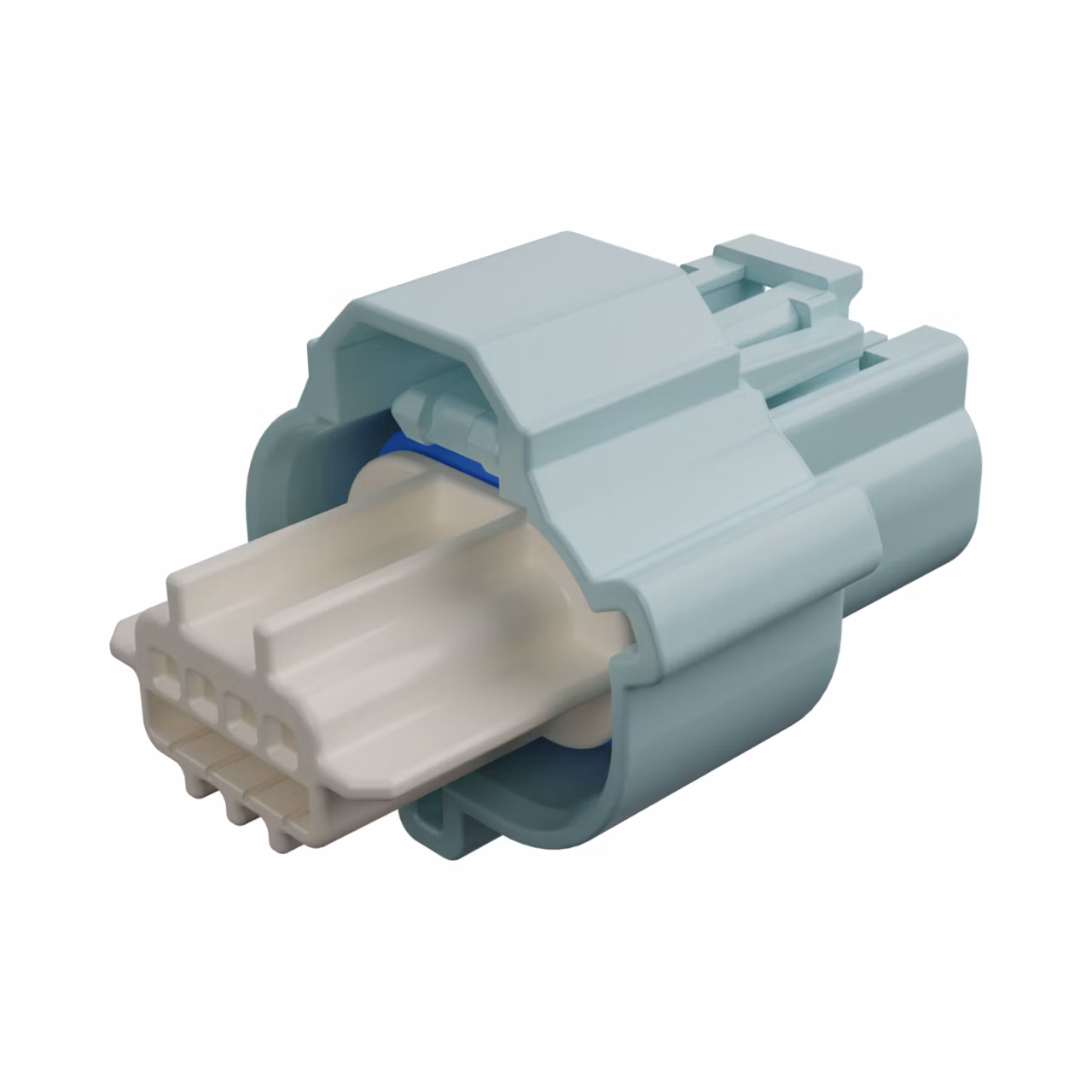 Squba Sealed Receptacle Assembly, 1.80mm Pitch, Single Row, 4 Circuits, Mint for sale