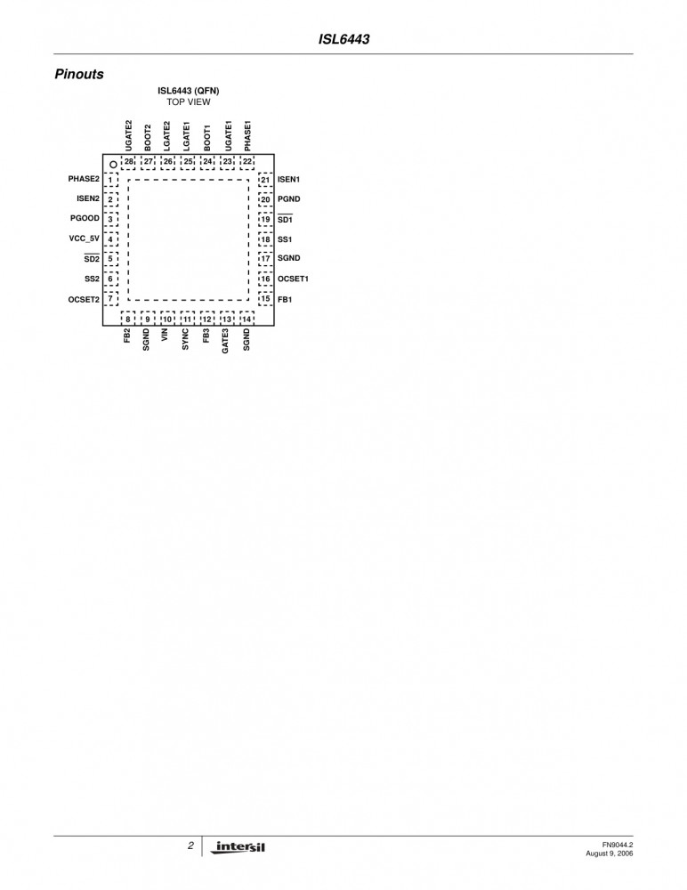 ISL6443 datasheet page 2