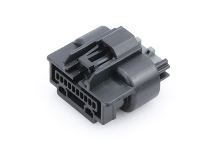 Mini50 Sealed Receptacle, Single Row, without CPA, 10 Circuits, Polarization Option C, Dark Gray for sale