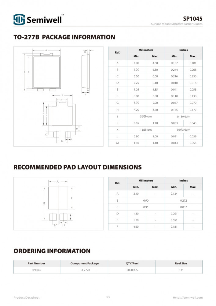 SP1045 datasheet page 4