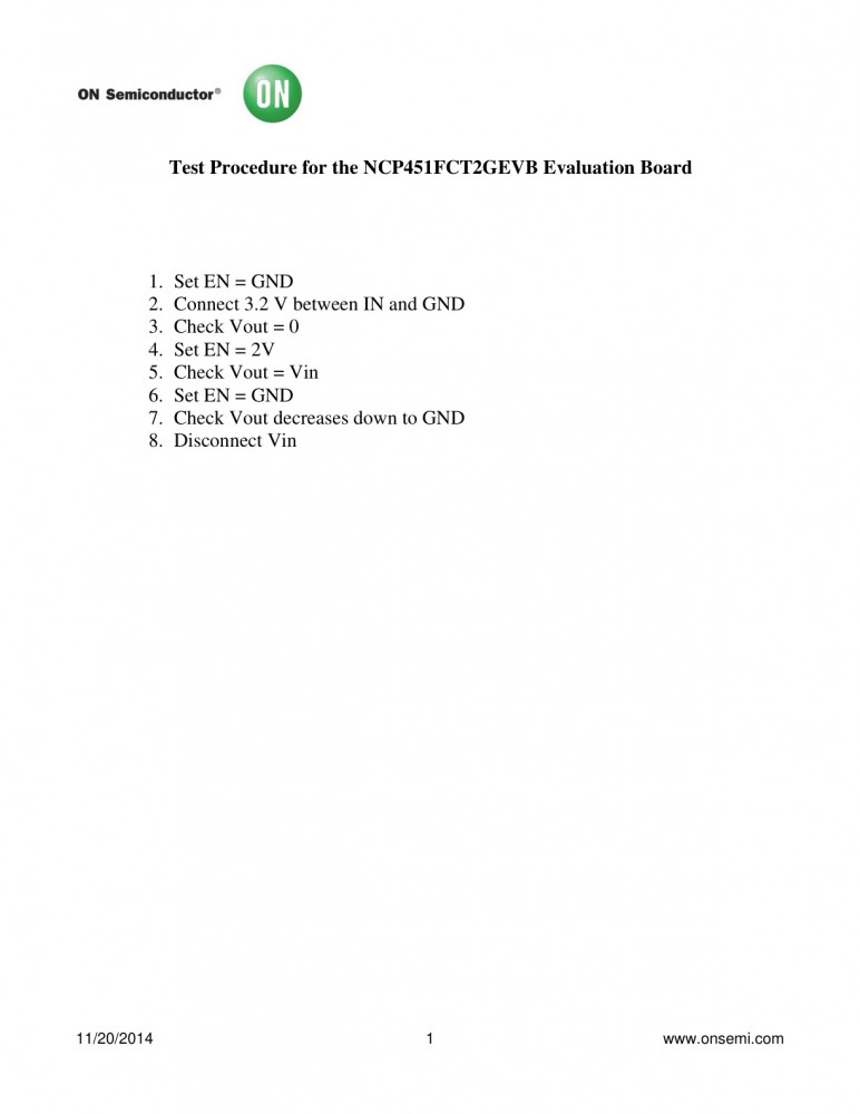 NCP451FCT2GEVB technical document page