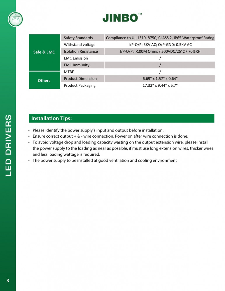 Product documentation page 3