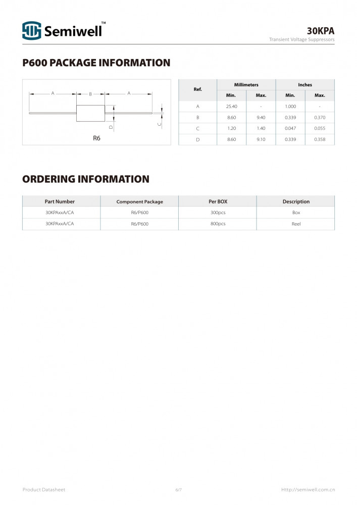 30KPA90A datasheet page 6