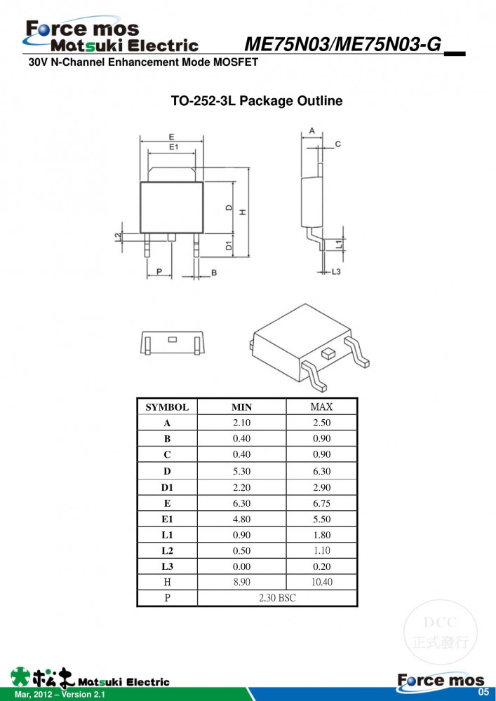 ME75N03 datasheet page 5