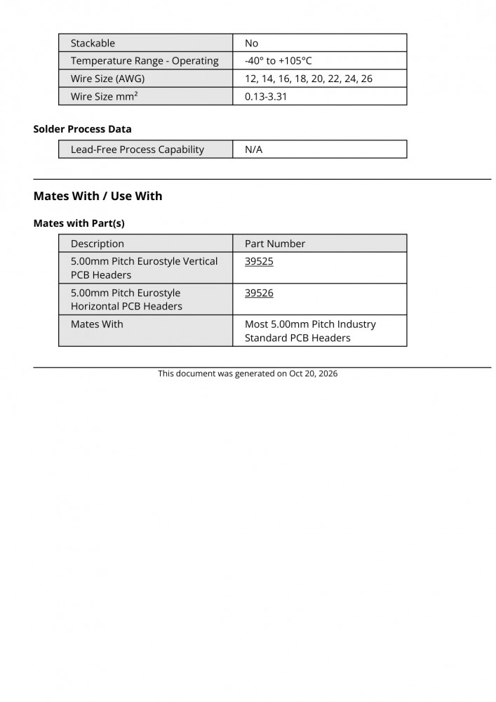 MOLEX 395240624 document image, page 3