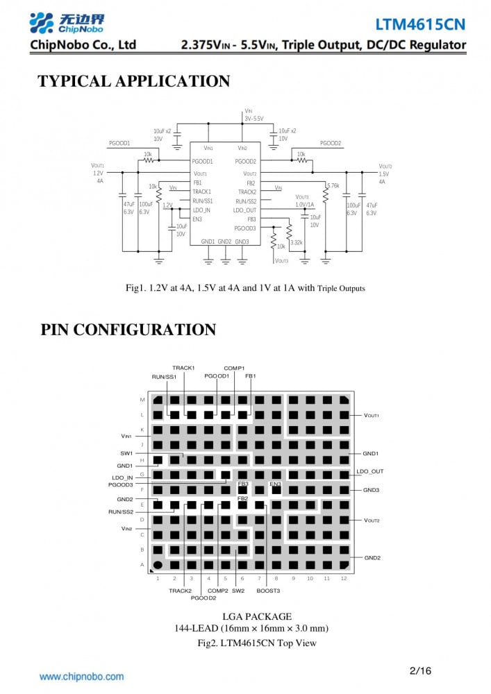 LTM4615CN datasheet page 2