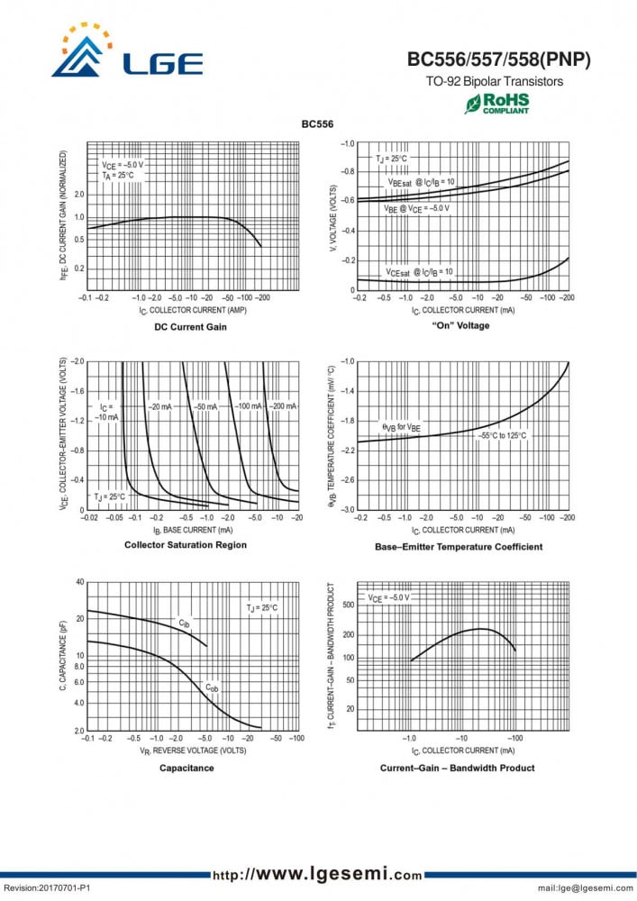 BC557C datasheet page 3