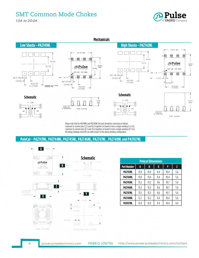 PULSE PA2755NLT datasheet page 4