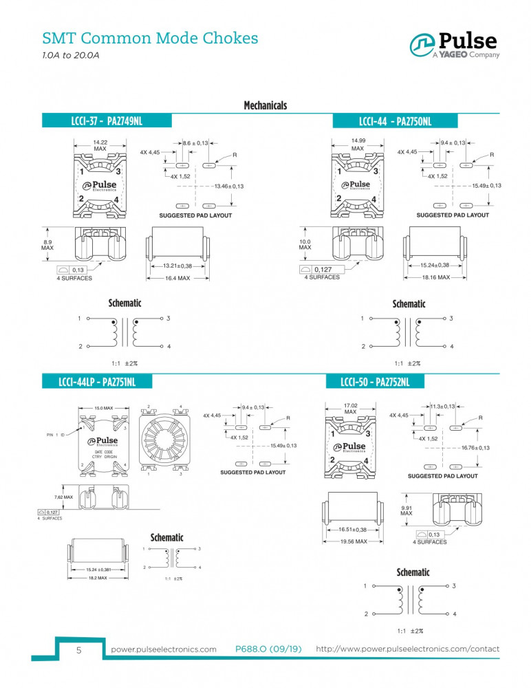 PULSE PA2755NLT datasheet page 5
