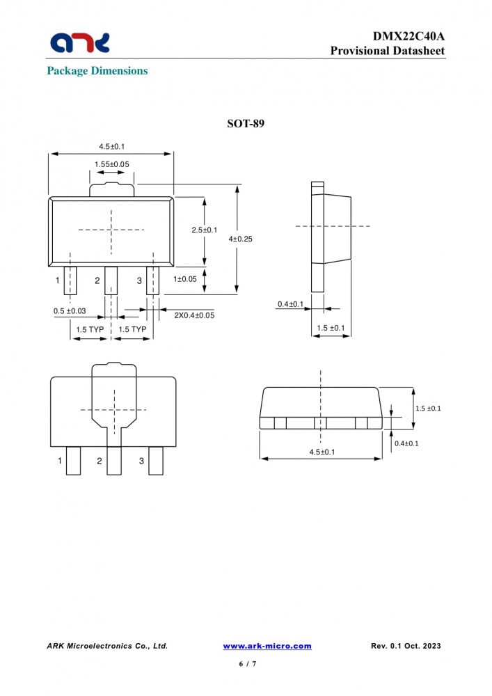 DMX22C40A datasheet page 6