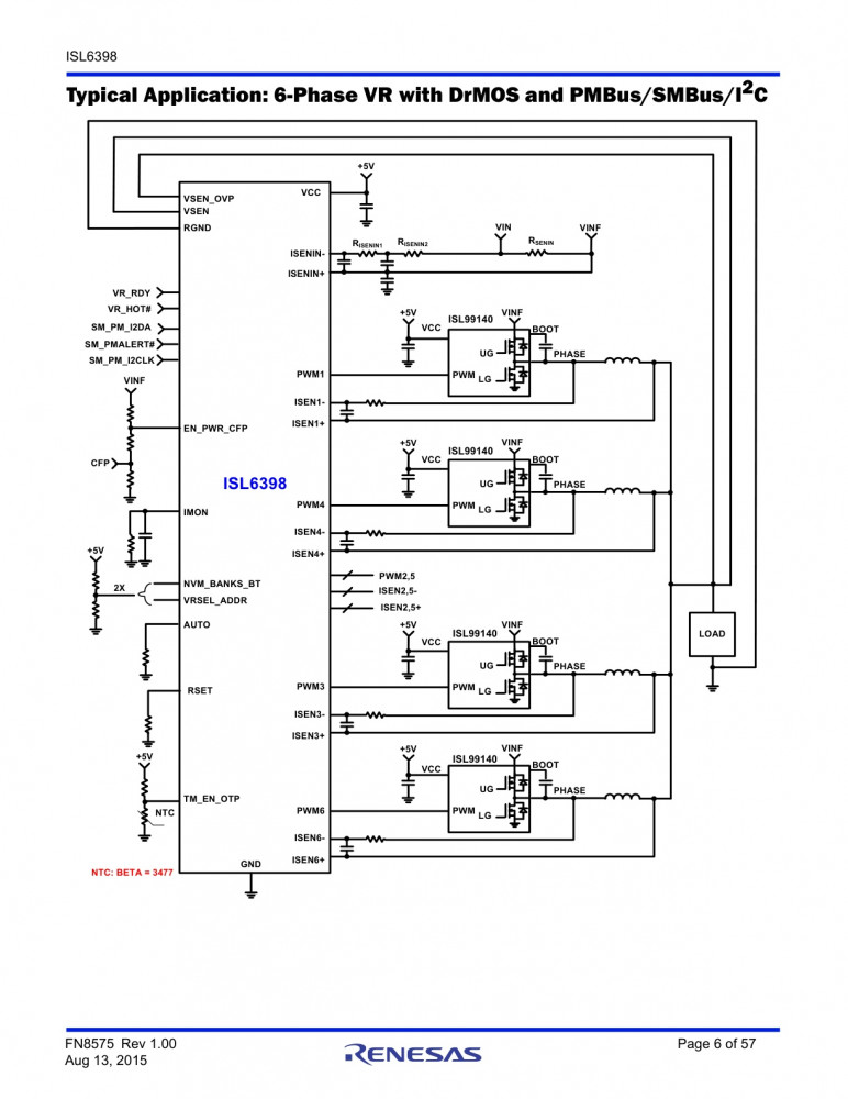 ISL6398 technical document page 6