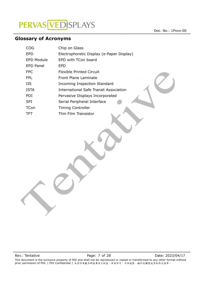 E2581KS061 specification page 7