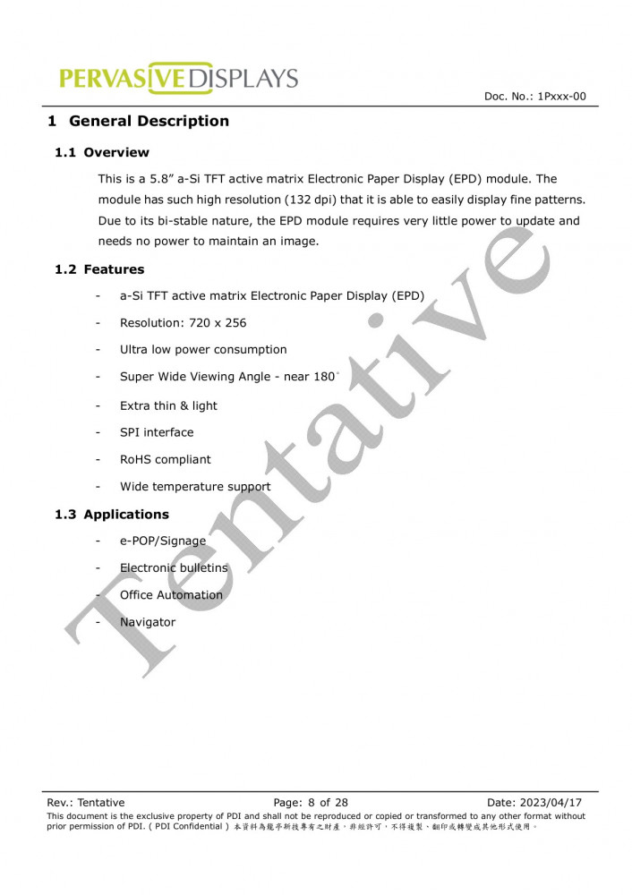 E2581KS061 specification page 8