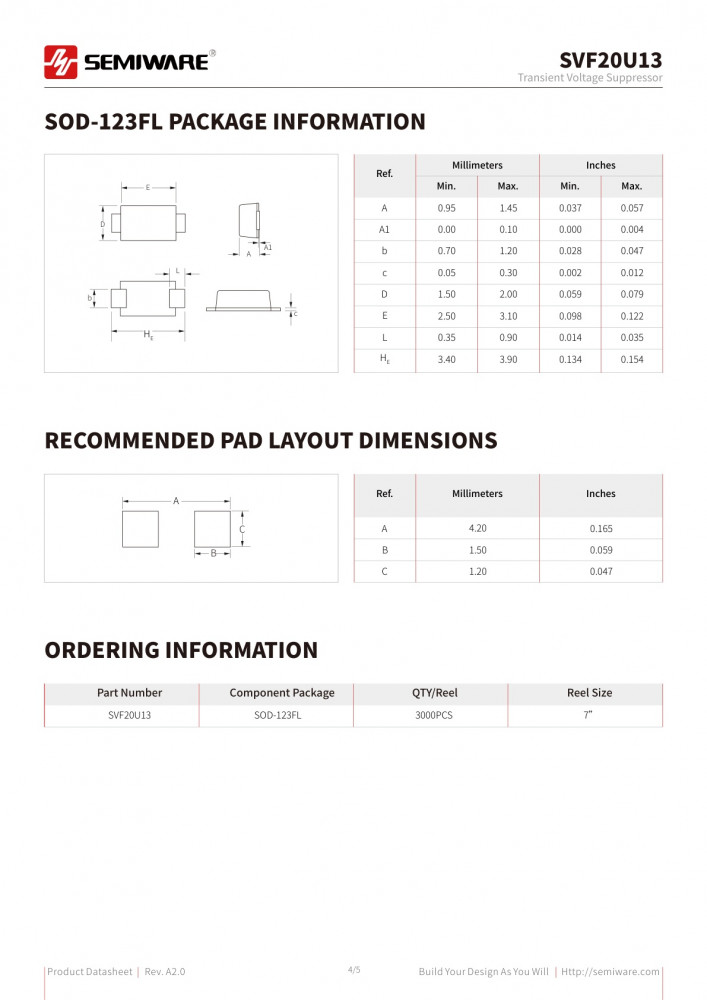 SVF20U13 datasheet page 4