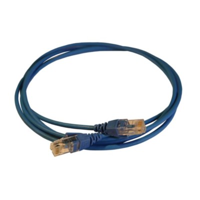 Patch cord RJ45/RJ45 High Density category 6 U/UTP LSZH blue 1m