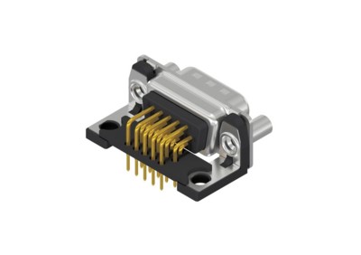 D-SUB High Density • 15-pos. • Plug • Solder pin angled • Plastic bracket • Quality class 3 • UNC 4-40 for sale