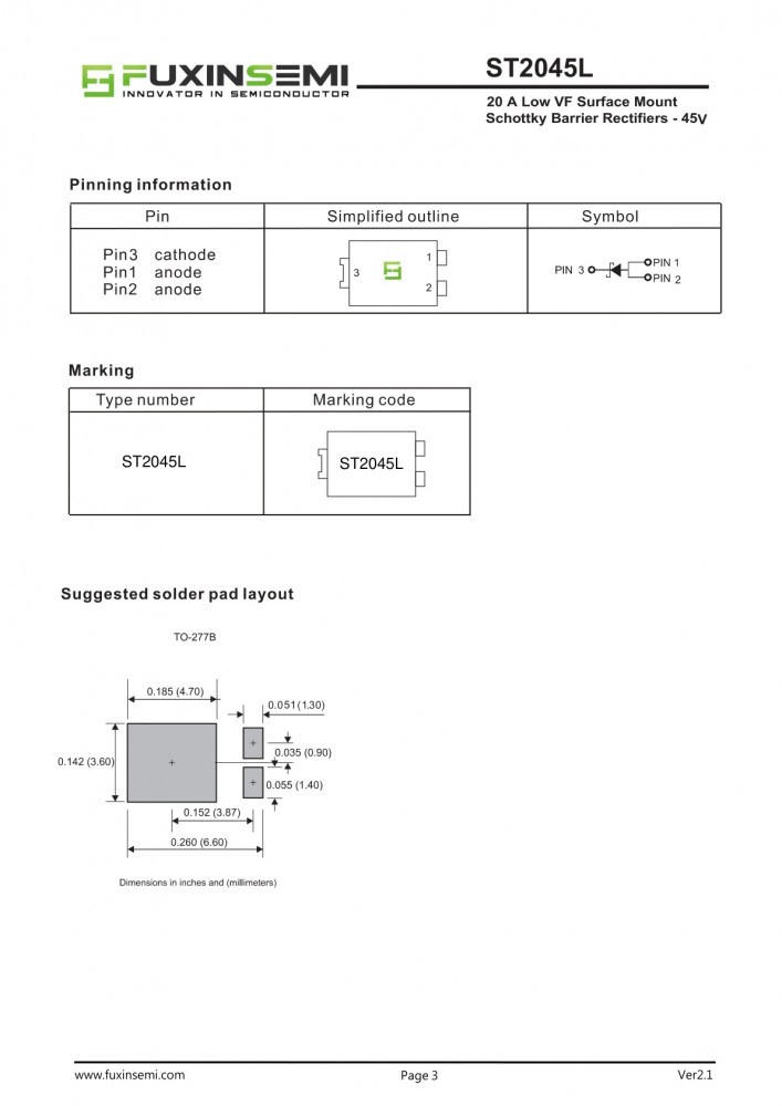 ST2045L datasheet page 3
