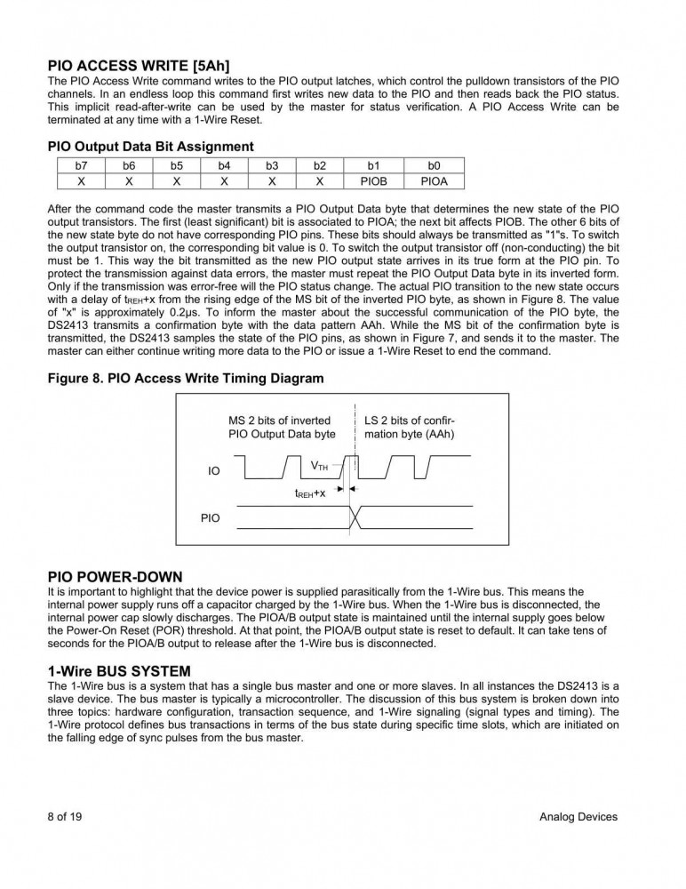 DS2413 document page 8