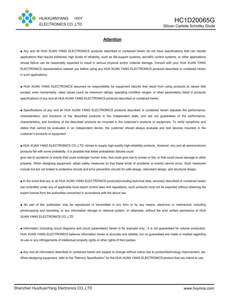 HC1D20065G datasheet page 6