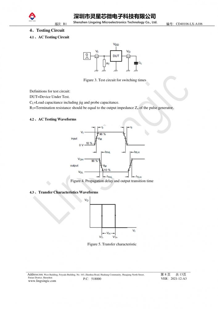 CD40106BE(LX) datasheet page 8