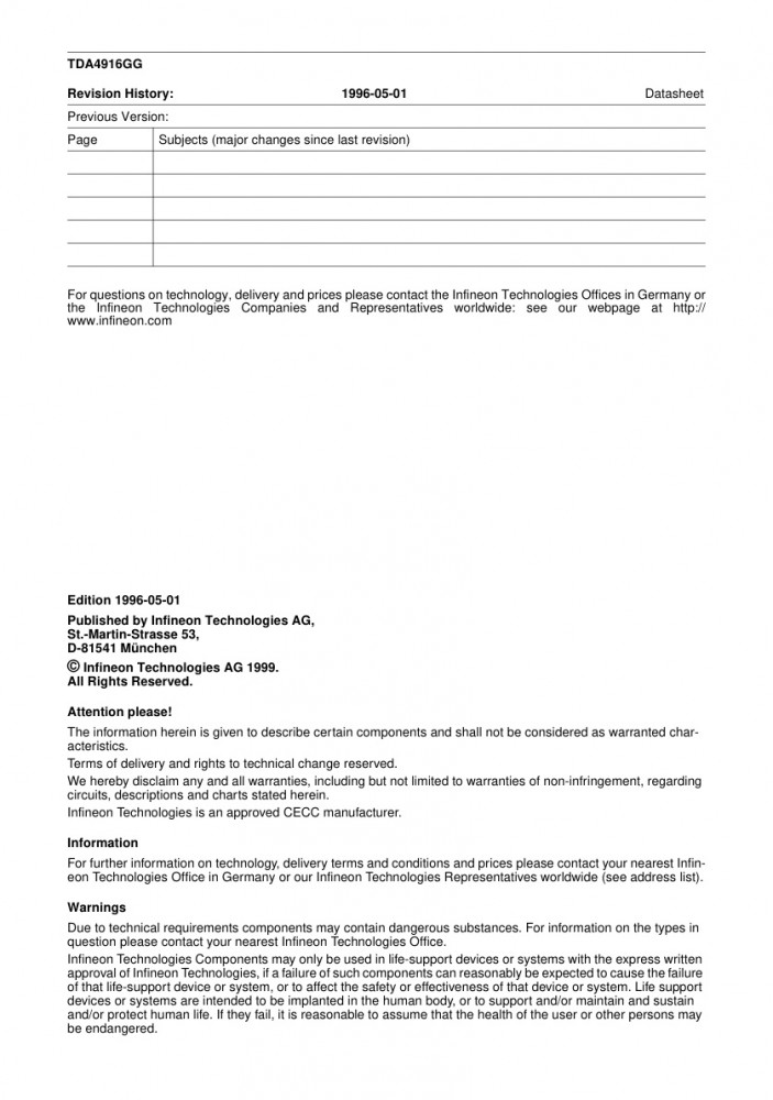 TDA4916GG datasheet page 2