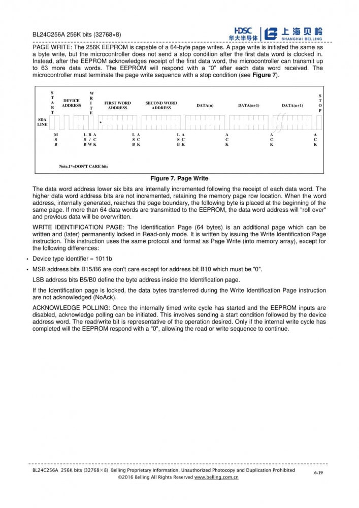 BL24C256A-NTRC datasheet page 6