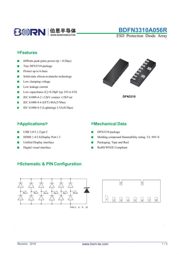 BDFN3310A056R datasheet page 1