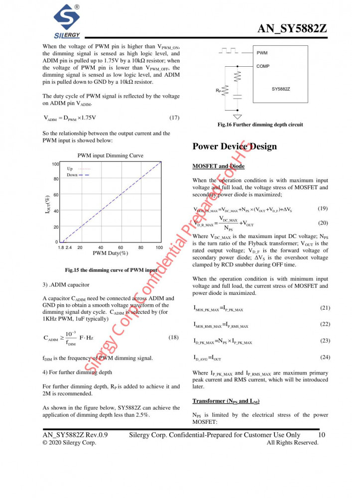 SY5882ZFAC datasheet page 10