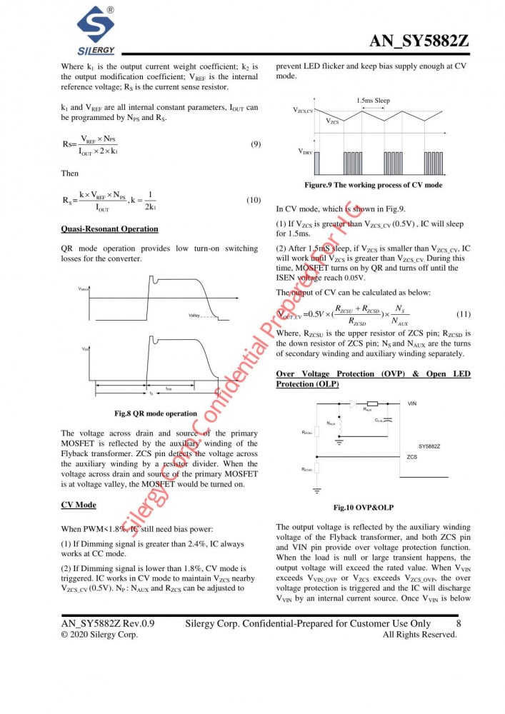 SY5882ZFAC datasheet page 8