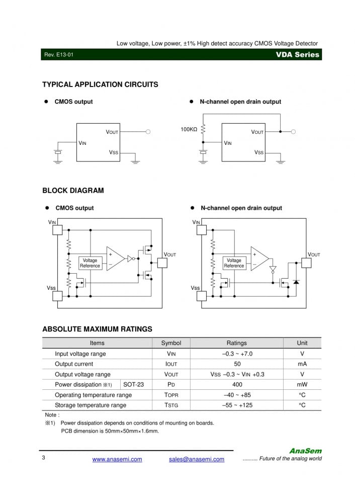 VDA series datasheet page 4