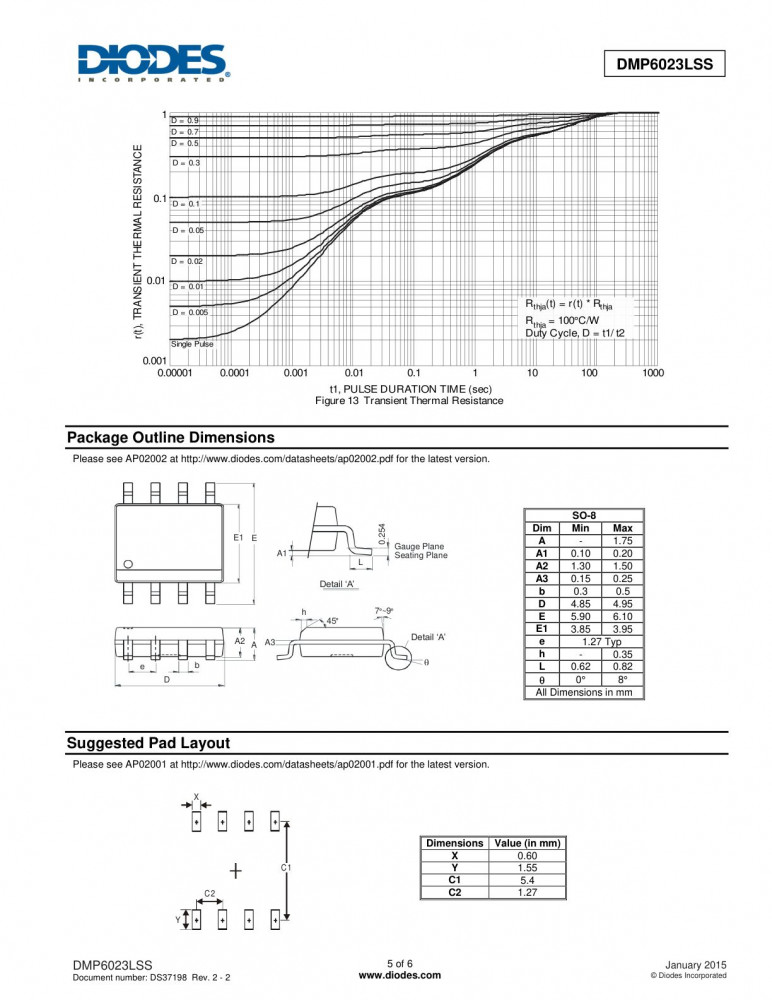 DMP6023LSS-13 datasheet page 5