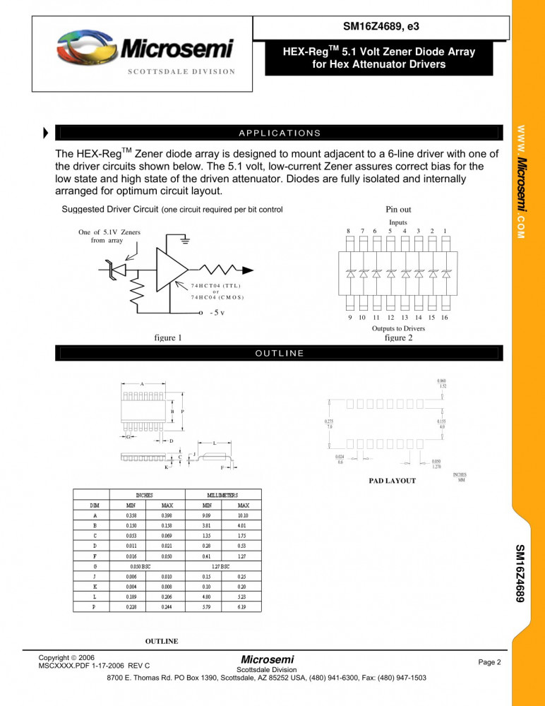 SM16Z4689 technical document page 2