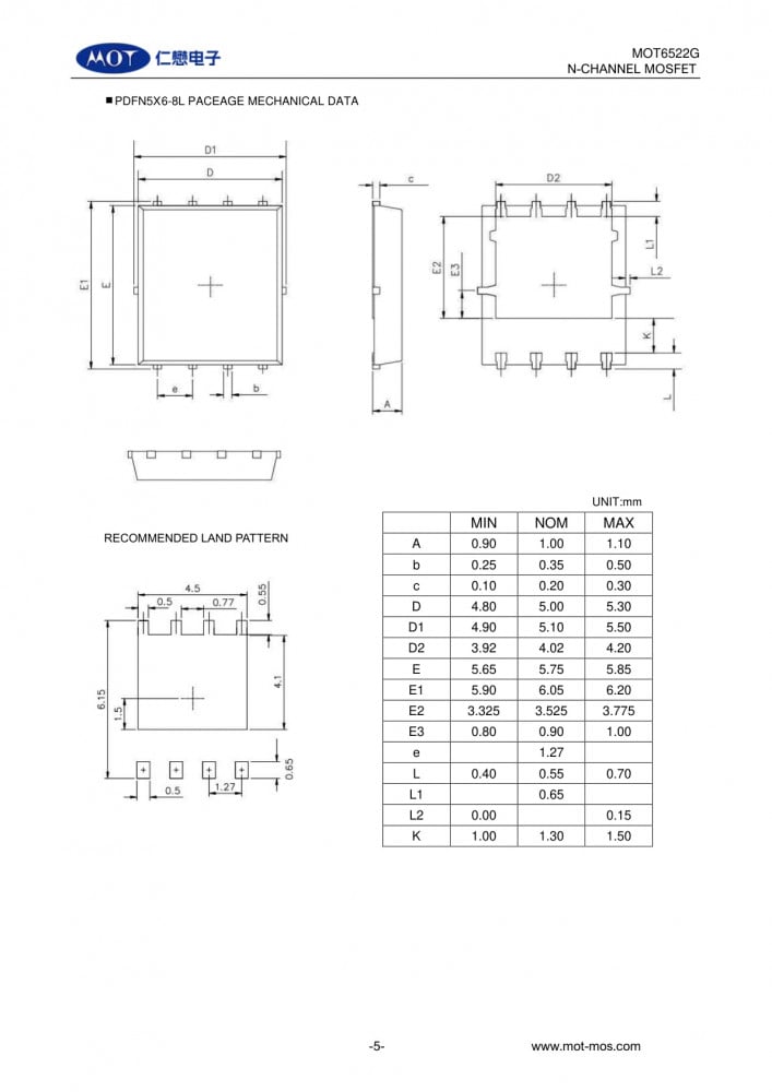MOT6522G datasheet page 5