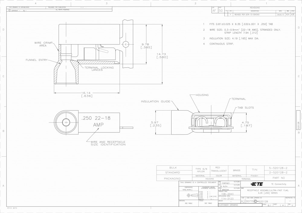 TE Connectivity 2-520128-2 technical drawing preview