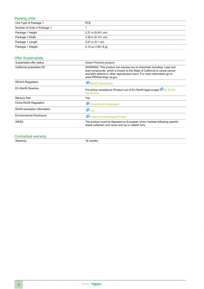 9001KR5RH13 technical document page 2