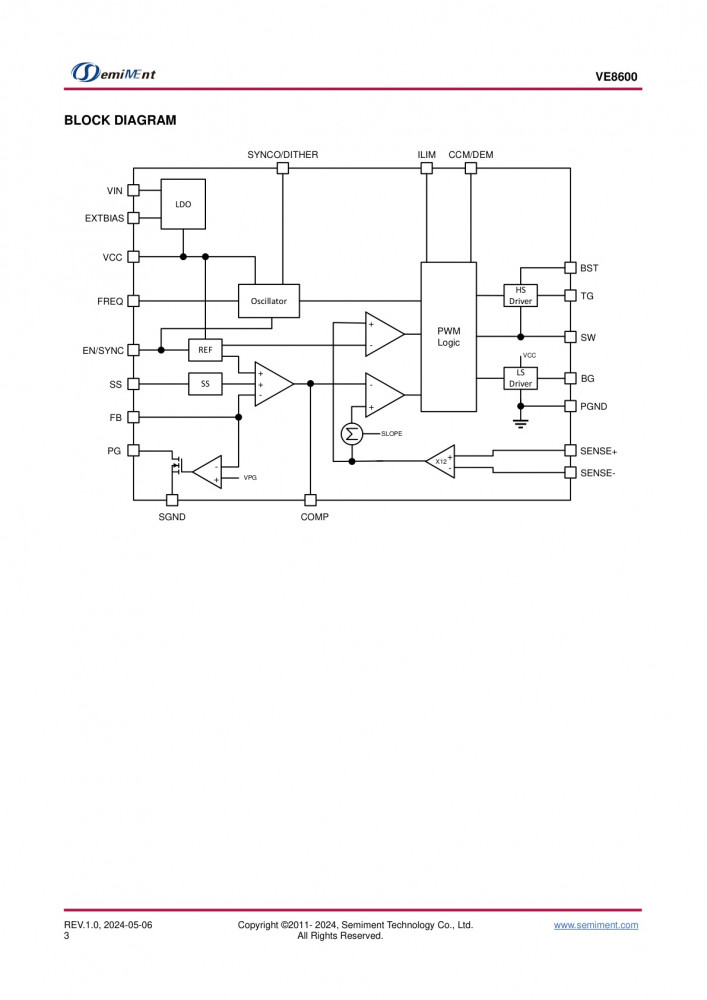 VE8600Q document preview, page 3