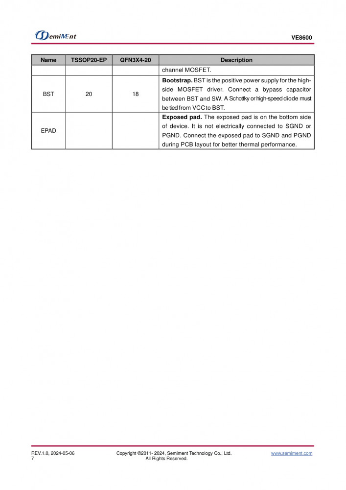 VE8600Q document preview, page 7