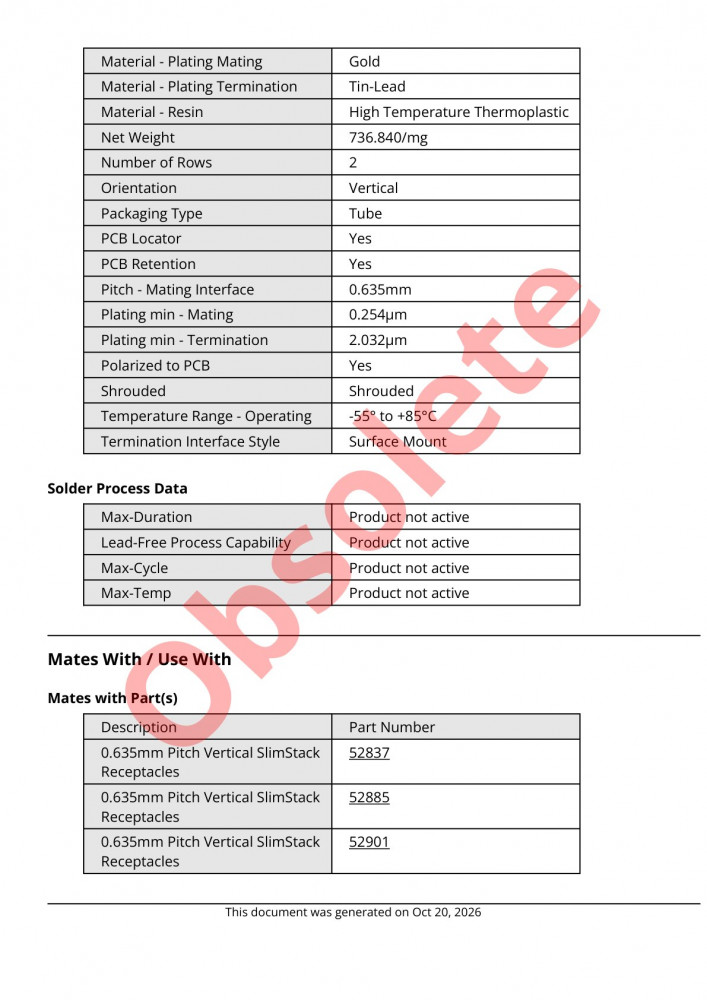MOLEX 535530409 document preview, page 3