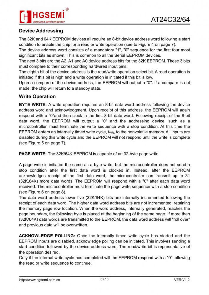 AT24C32M/TR datasheet page 6