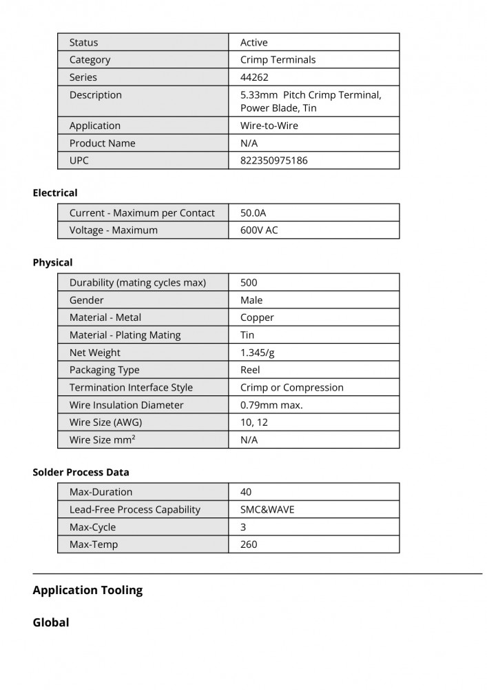 MOLEX 442626311 technical document image, page 2