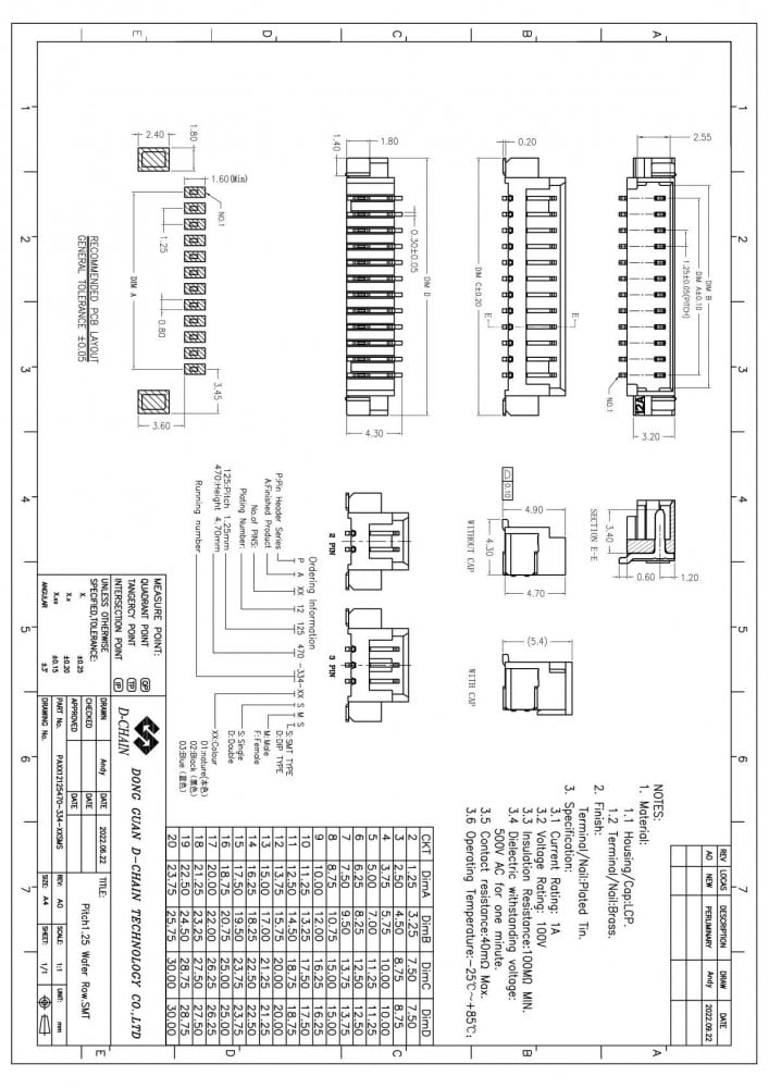 D-CHAIN PA0712125470-334-01SMS technical document preview