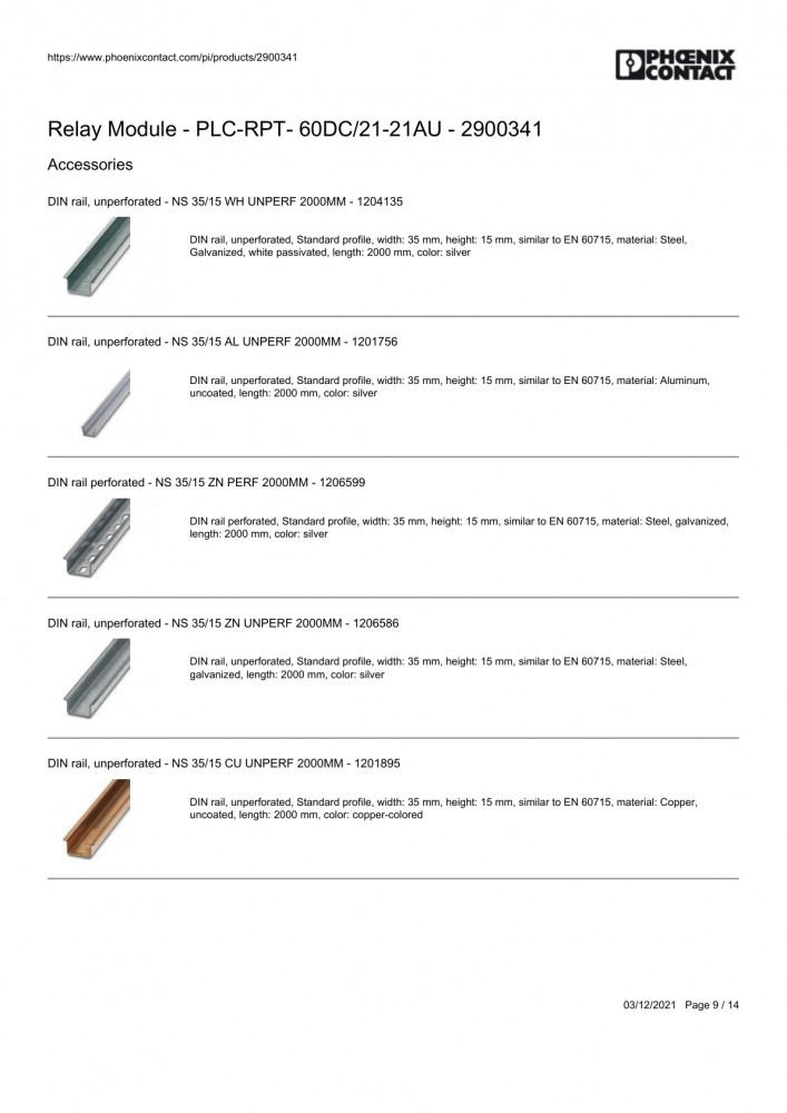 Phoenix Contact 2900341 technical document page 9