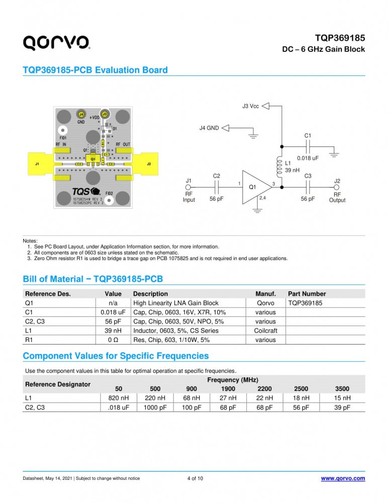 TQP369185 datasheet page 4