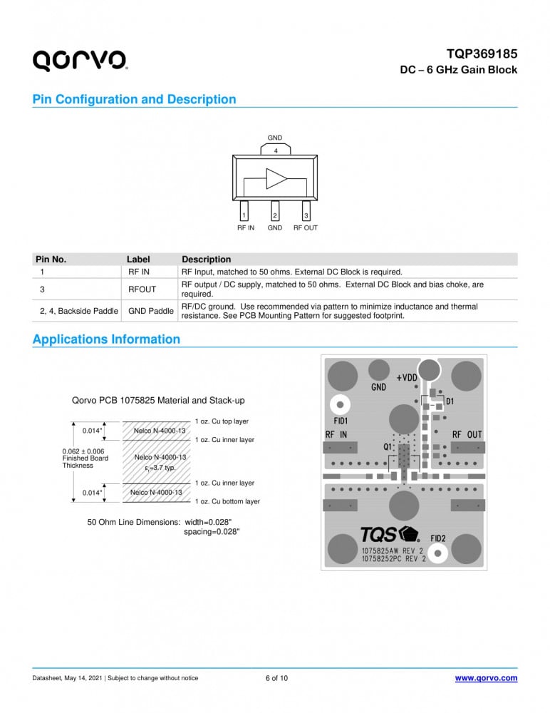 TQP369185 datasheet page 6
