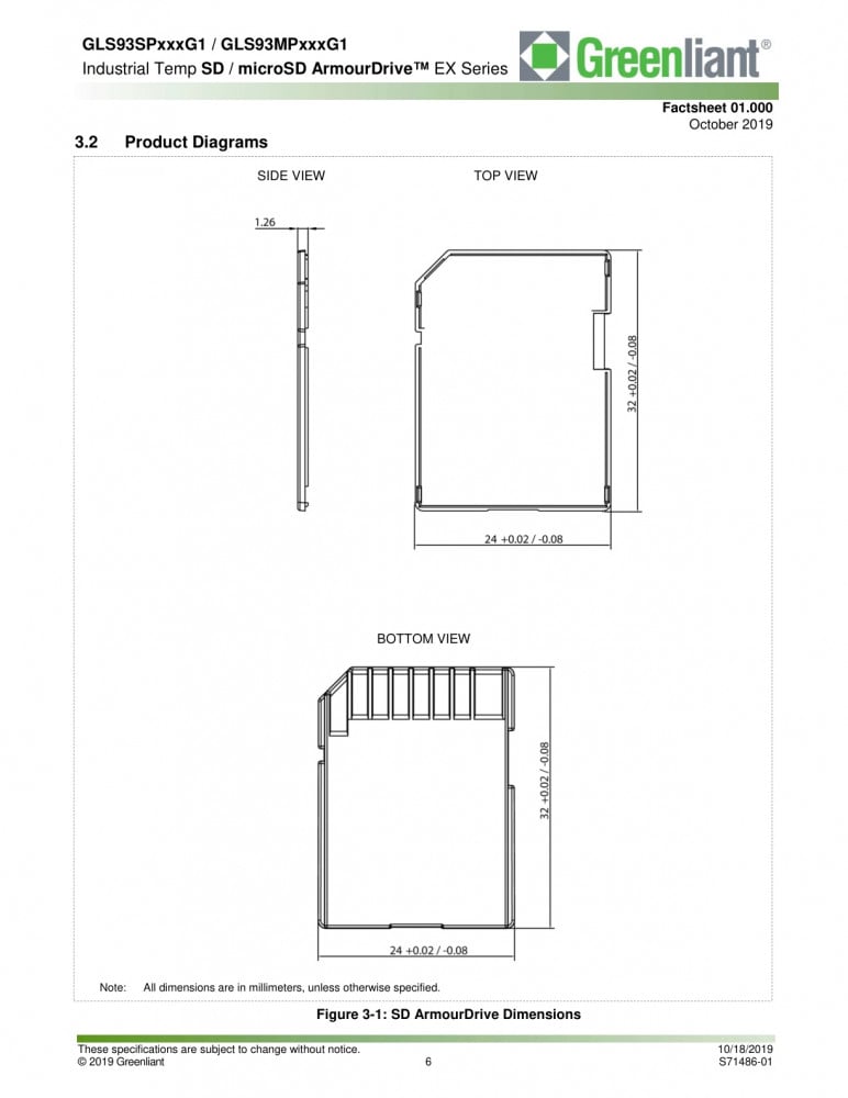 Greenliant ArmourDrive factsheet page 6