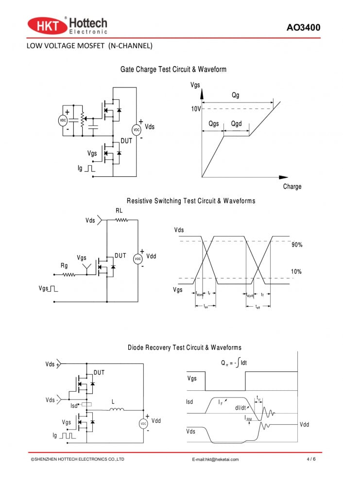 AO3400 datasheet page 4