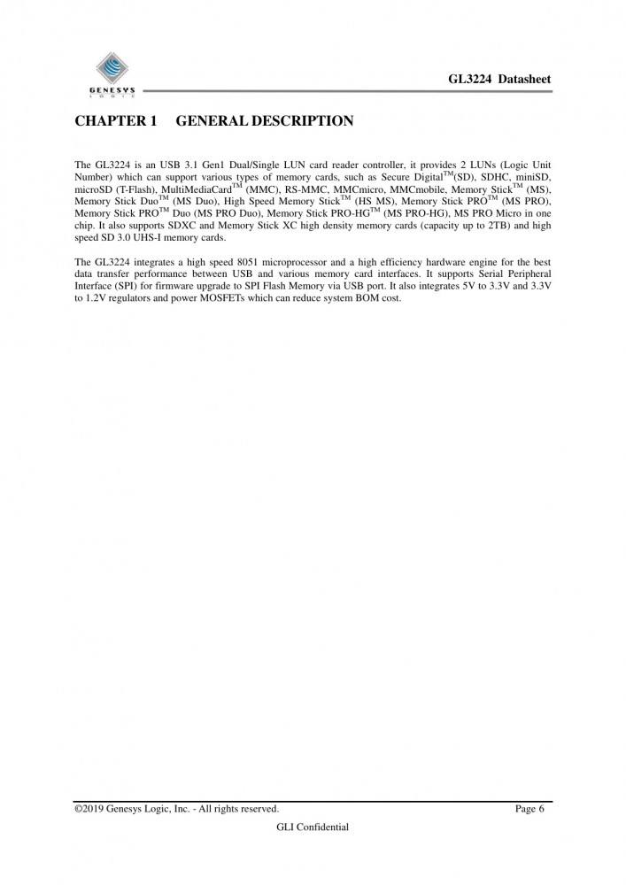 GL3224 datasheet page 6