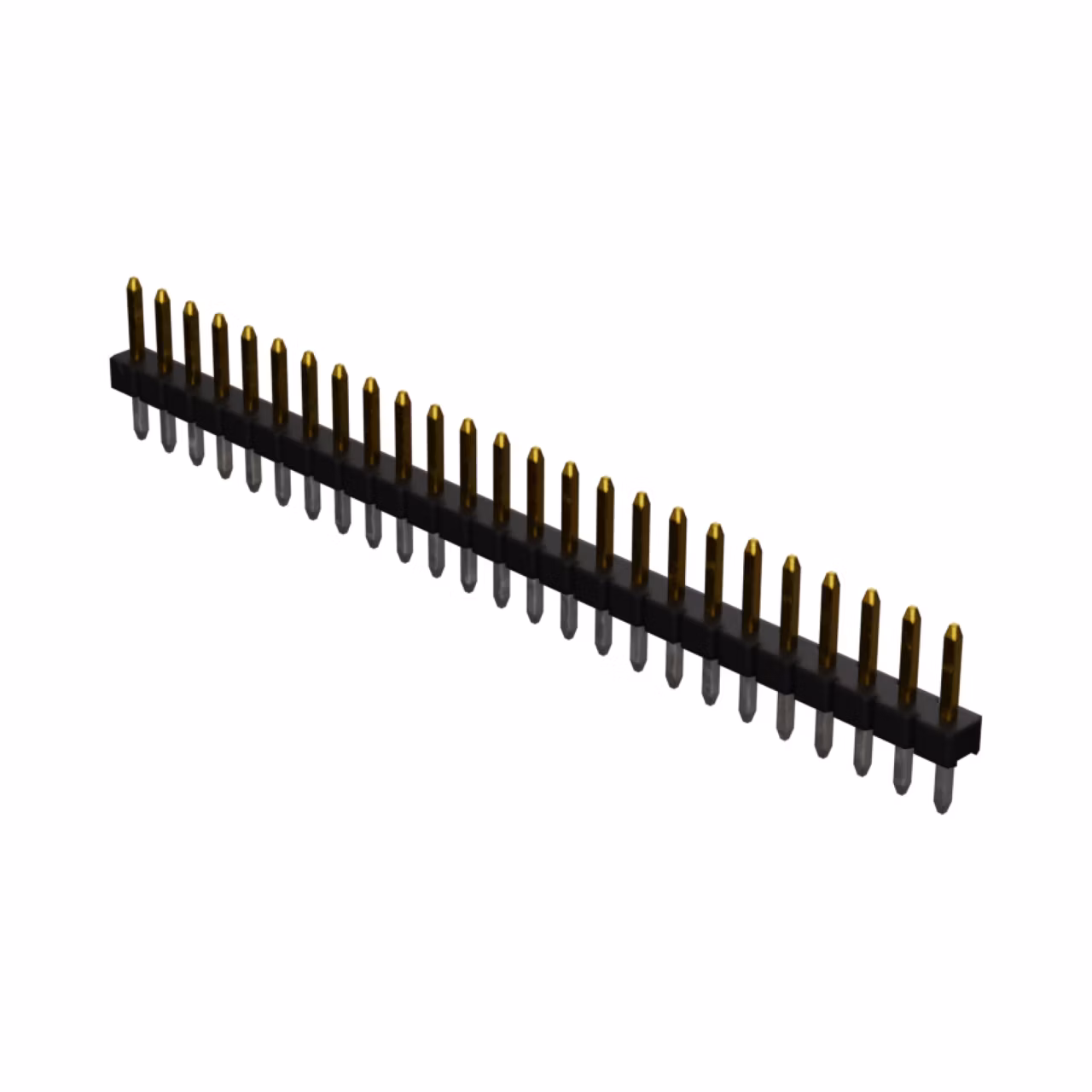 2.00mm Pitch Milli-Grid Header, Vertical, Through Hole, Breakaway, 25 Circuits, 0.50µm Gold (Au) Plating, Mating Pin Length 4.00mm, Tail Length 2.70mm, Lead-Free for sale
