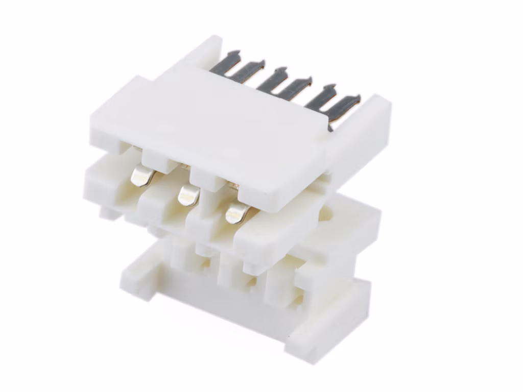 Appli-Mate RAST 2.5 IDT Connector, 2.50mm Pitch, Direct/Indirect, Female, Beaded Terminal, 3 Circuits, All Position Keys, Open Endwalls, Polarizing Rib Between 2/3 for sale